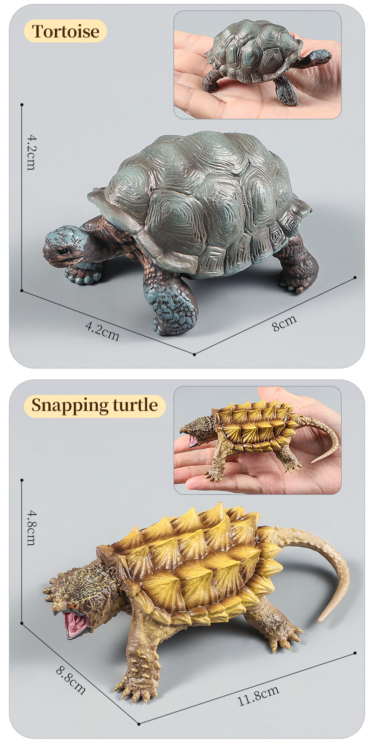 Sea Life Simulated Solid Animals Leatherback Tortoise Sea Turtle Model ...