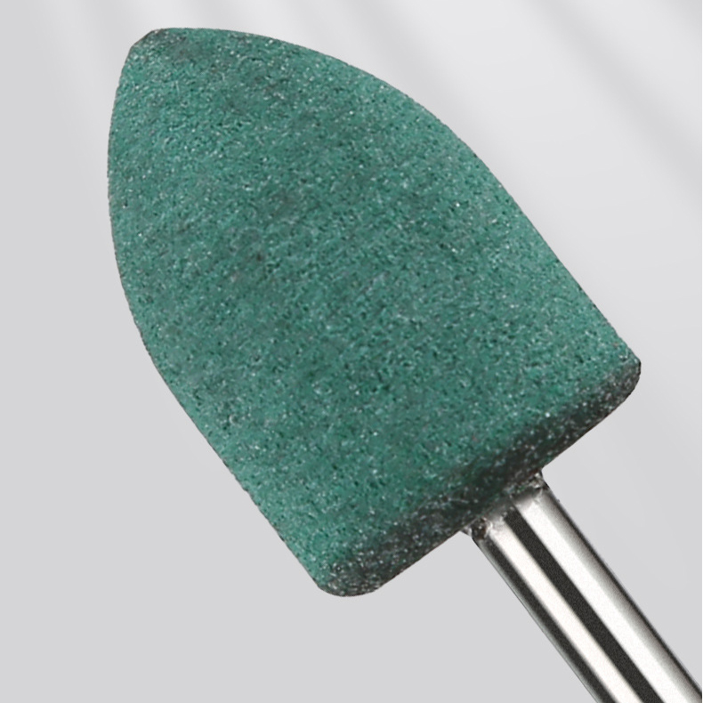 (1pcs） 3mm/2.35mm Mounted Stone Burr Rubber Grinding Head Grinder Burr ...