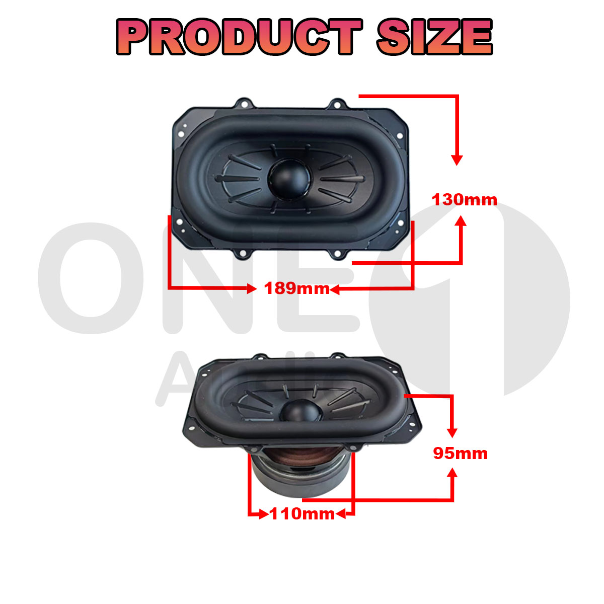 OneAudio JBL BB3 Subwoofer 5*7-inch 3Ohms 80W BASS JBL Underseat ...