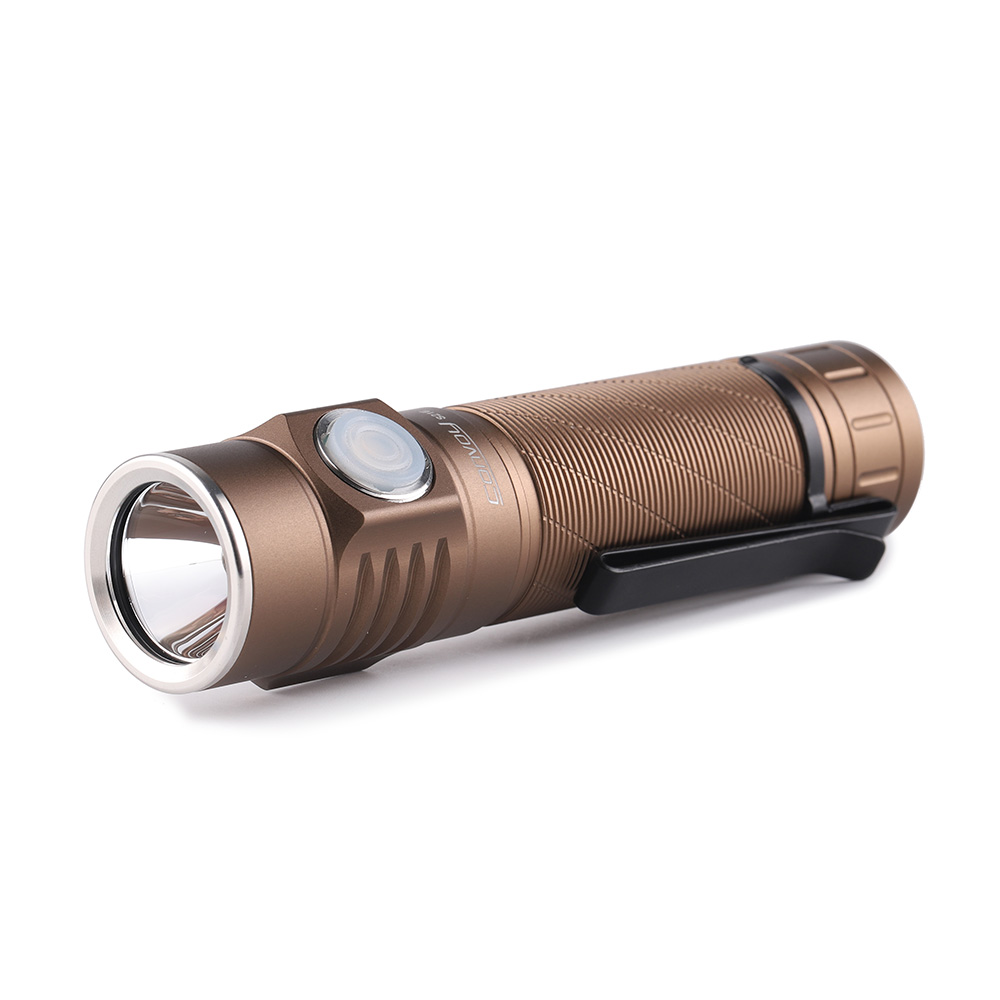 Convoy Desert tan S21E Flashlight SST40 Led Lanterna 21700 Flash Light ...