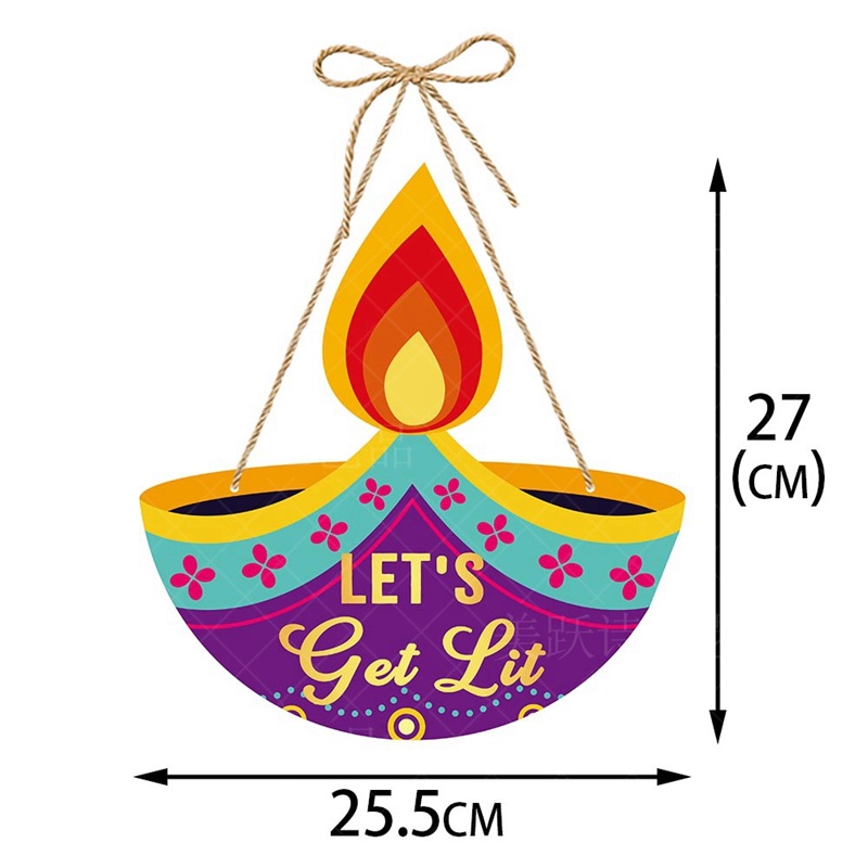 28cm Diwali Door Hanging Pendants Deepavali Festival Party Gift ...