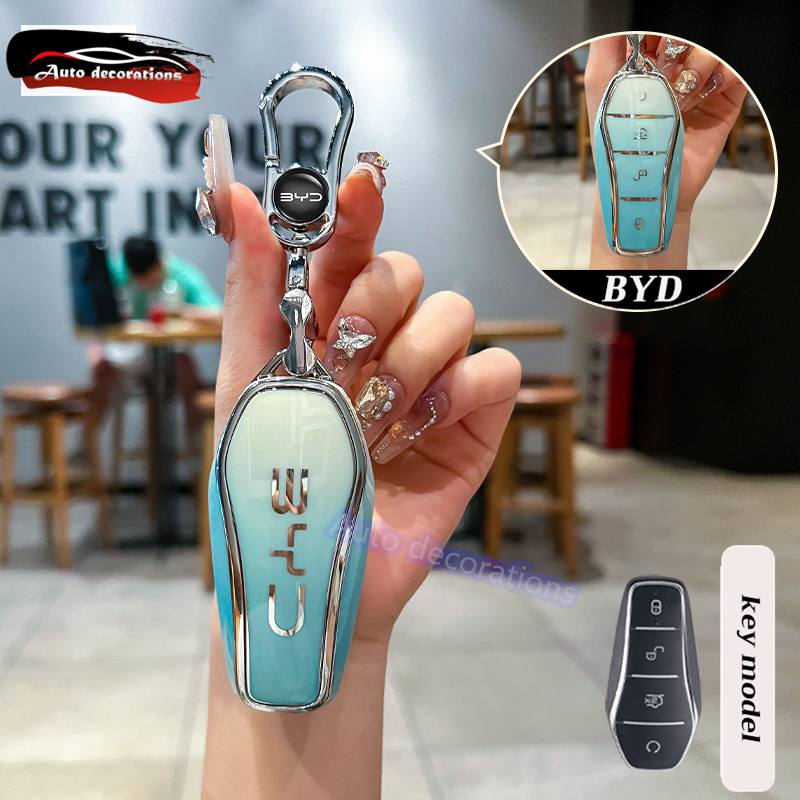 BYD shark atto2 M6 atto3 dolphin seal car key case BYD sealion 6 BYD ...