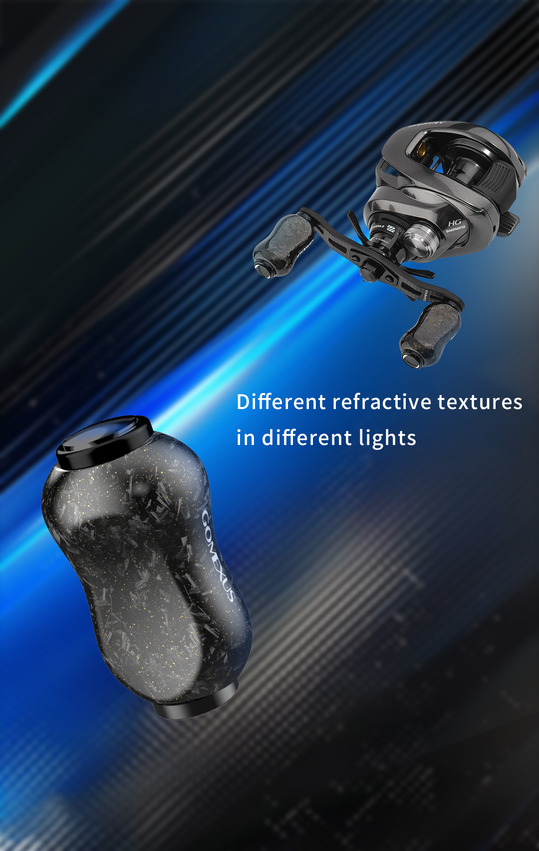 Gomexus Forged Carbon Fishing Reel Knob For Daiwa Shimano Vanquish ...