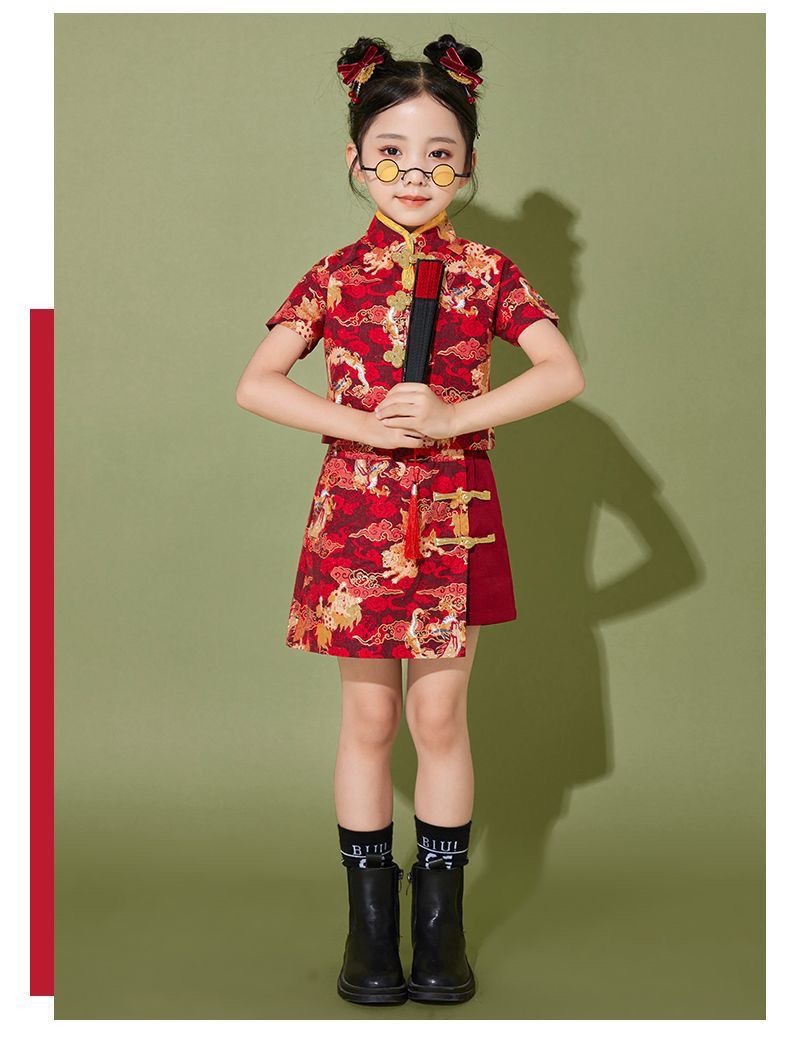 [2-13 years] Kids Hanfu Tang Suit Boys and Girls CNY Traditional ...