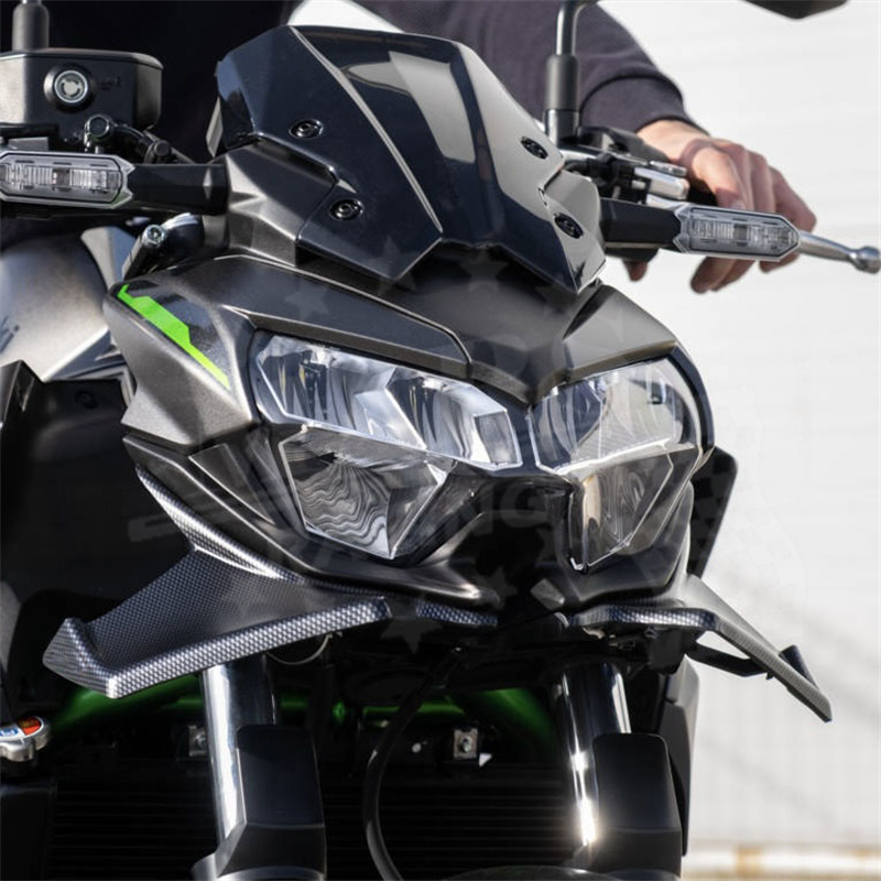 Motorcycle Accessories Sport Front Spoiler Winglet Aerodynamic Wing Kit ...