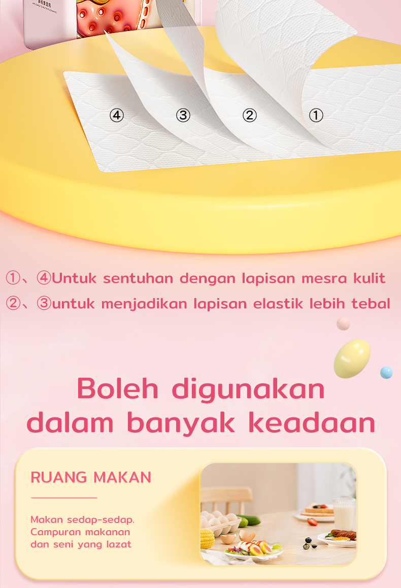 [6 PACKS] LamPure Hanging Tissue AIR-cushion Tissue Cute Tissue Deluxe ...