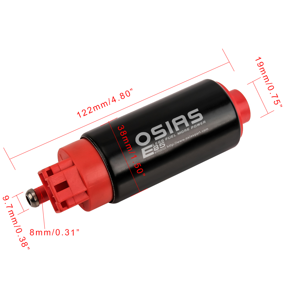 OSIAS 340LPH Fuel Pump 2004-2015 GM Truck SUV Silverado Suburban Tahoe ...
