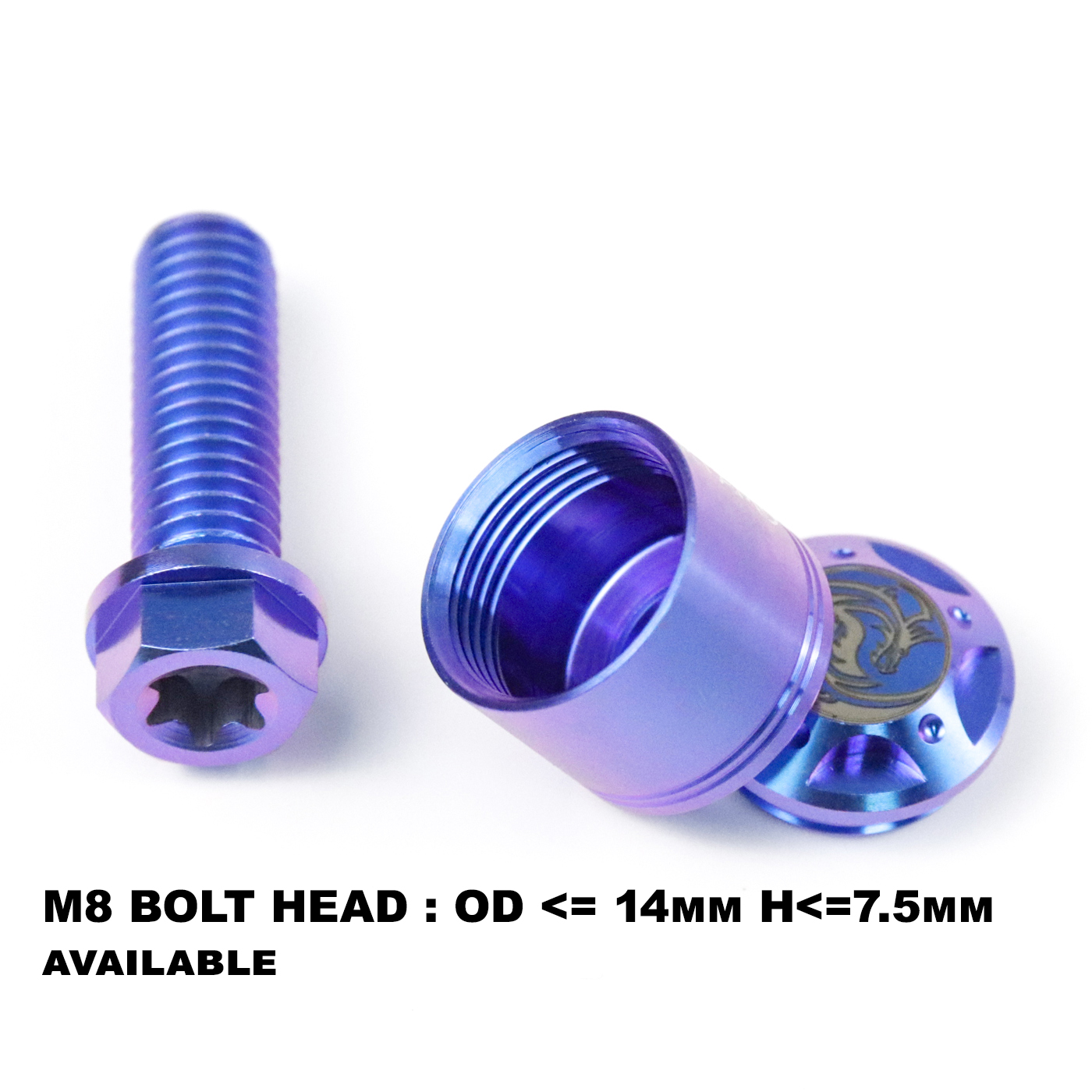 RTAMO Titanium Gr5 Anti-Theft Caps Bolt Caps Only M6 M8 M10 Brembo M3 ...