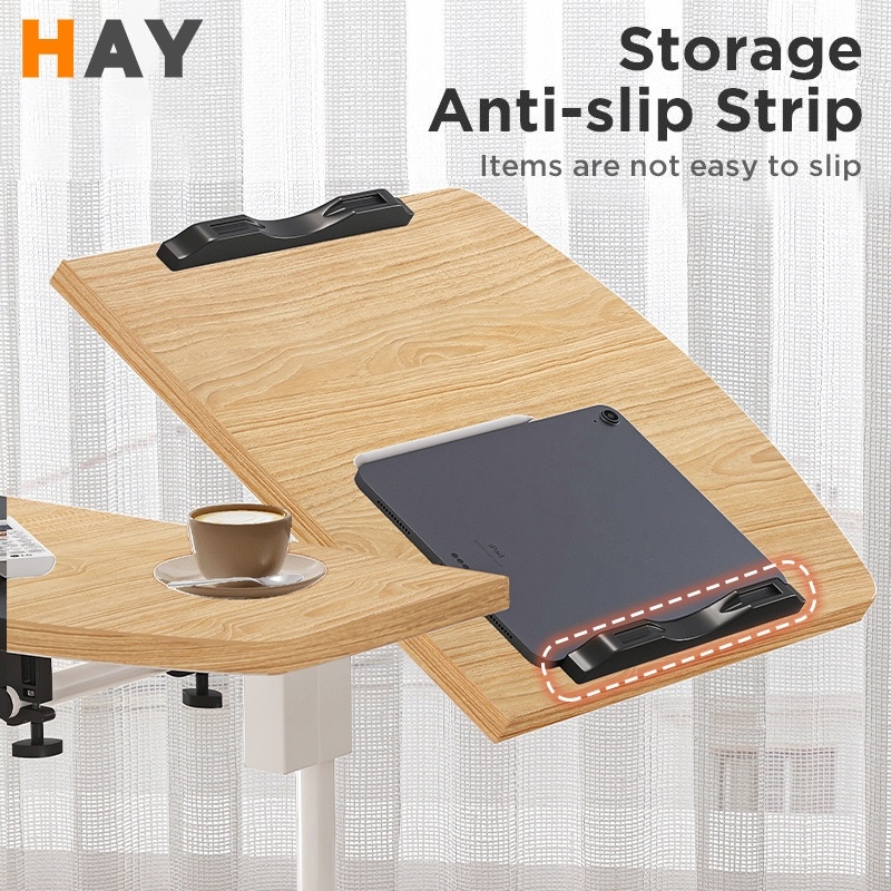 Adjustable table Upgraded Foldable Bedside table Computer Table with ...