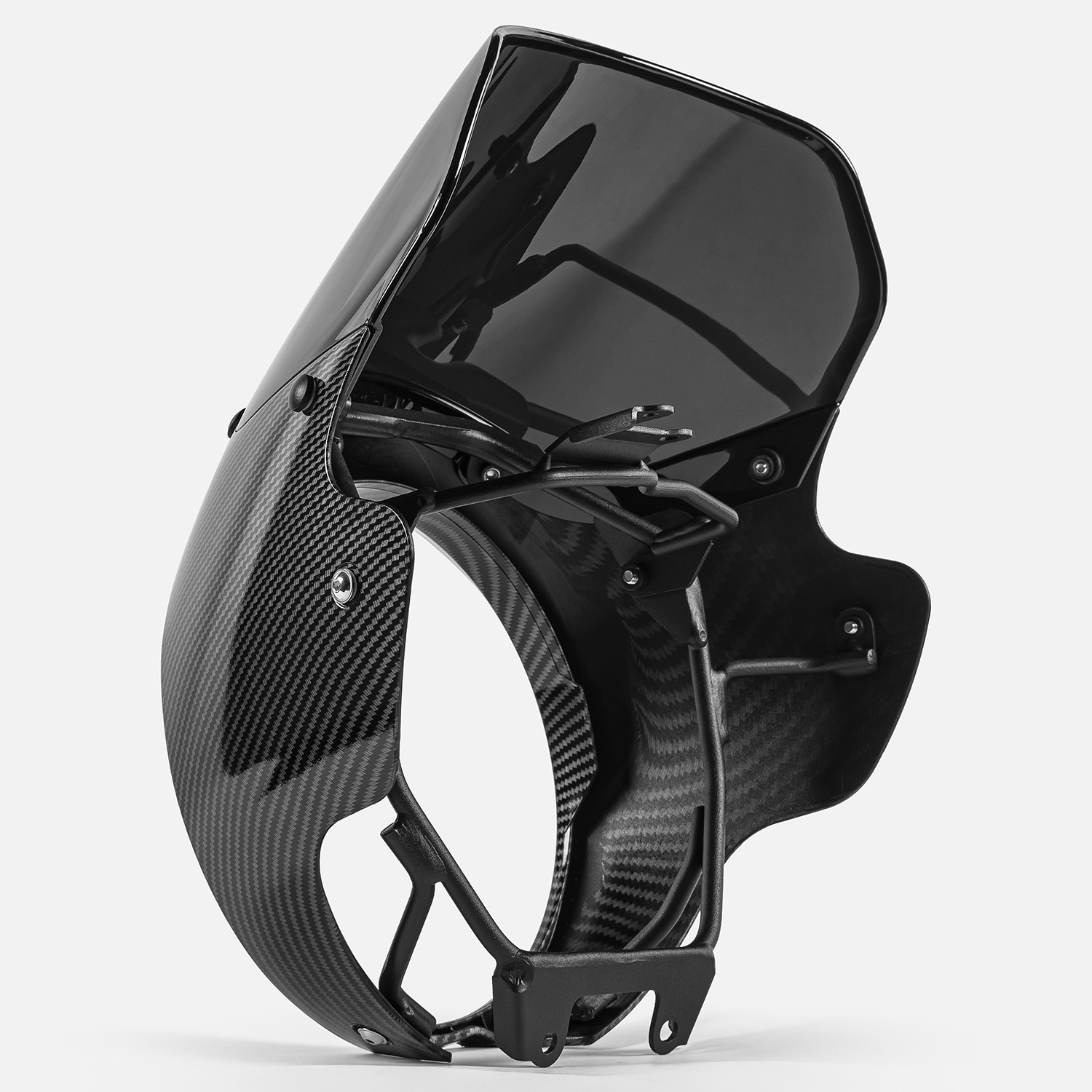 LJBKOALL Motorcycle Headlight Fairing Front Cowl Mask Cover Fork ...