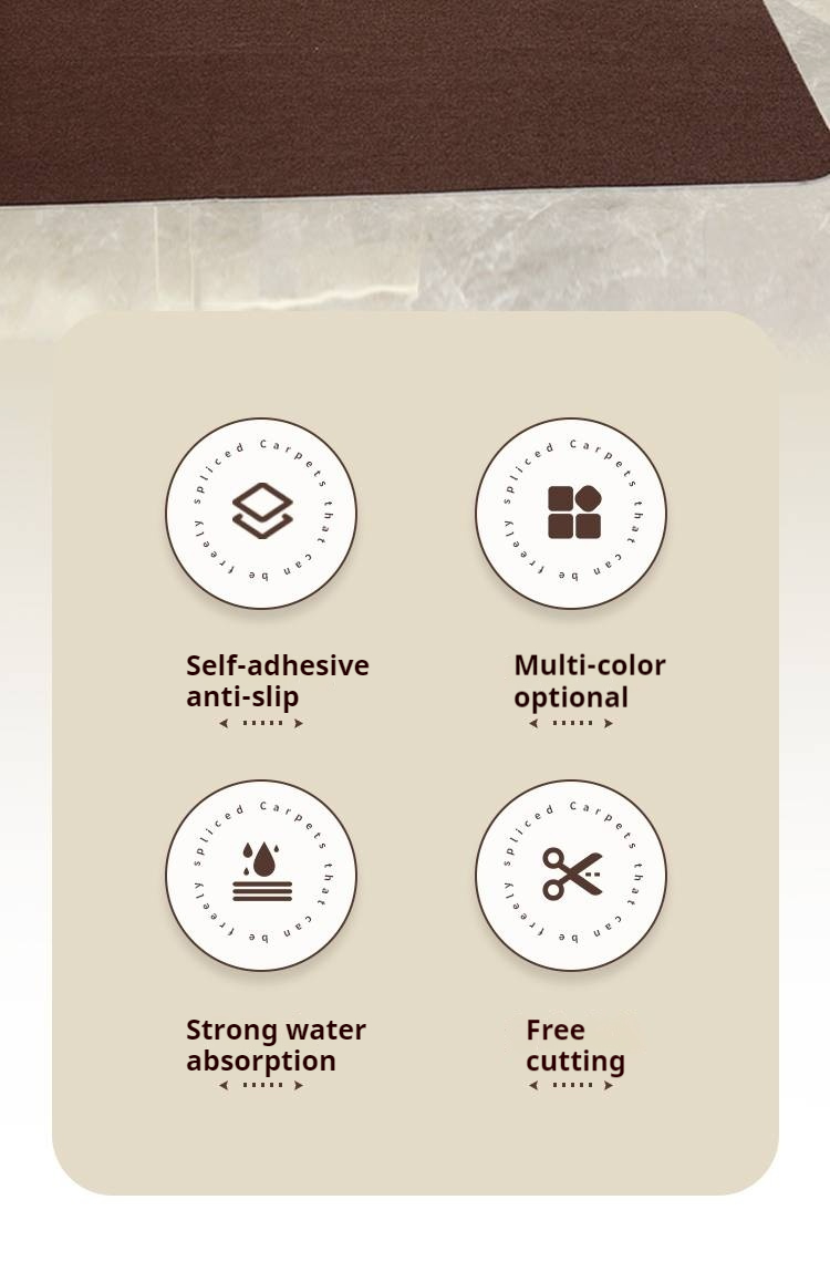 Nehem - 139×100cm Anti slip soundproof esports large karpet office ...