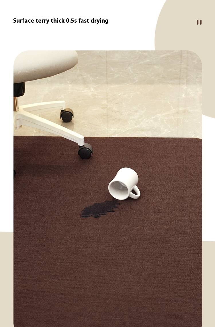 Nehem - 139×100cm Anti slip soundproof esports large karpet office ...