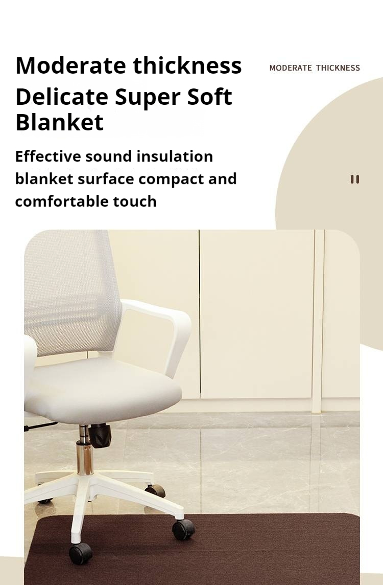 Nehem - Anti slip soundproof computer esports chair mat floor mat ...