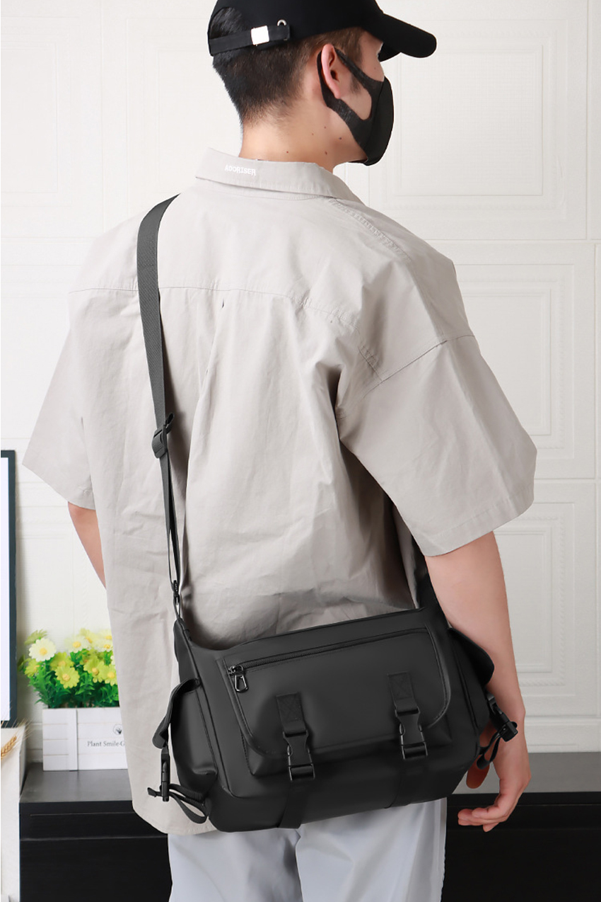 MENSPE Men's Shoulder Bag Cross Body Bag Leisure Messenger Bag Multi ...