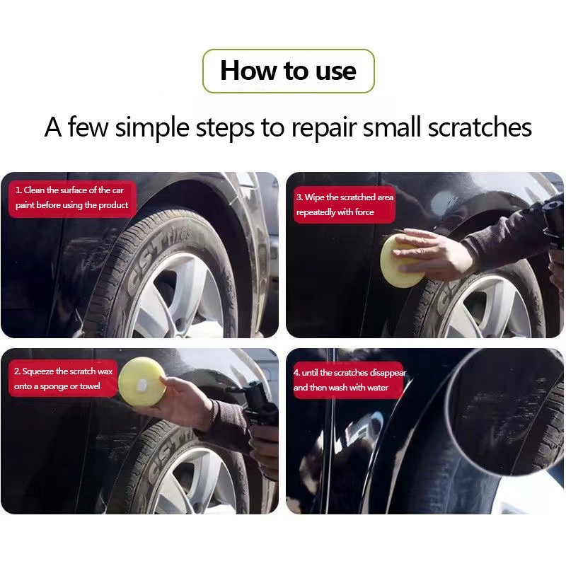 No Scratches! Car Scratch Remover Car Polish Cream Scratch Remover ...