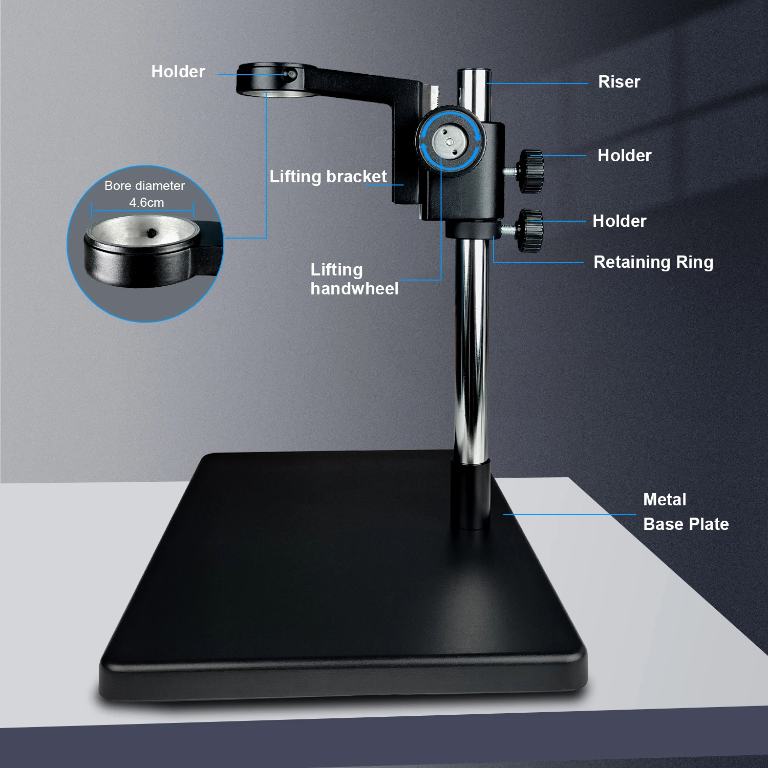 YIZHAN Electron Microscope Large Base Set 360° Left Right Rotation ...