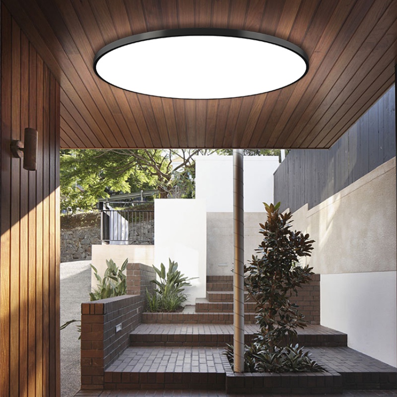 Ultra-thin LED Light Waterproof Ceiling Light Bedroom Corridor Toilet ...