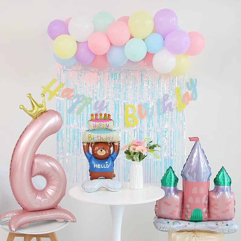 Ballon Belon Party Decoration Birthday Party Birthday Cake Bear ...