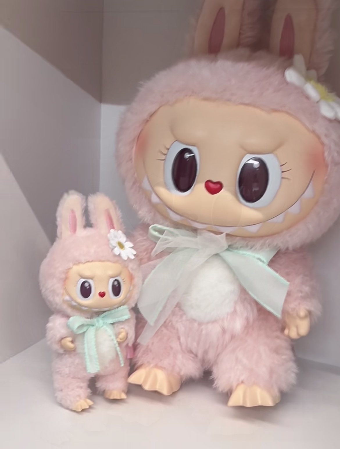 Pop MART THE MONSTERS LABUBU MOKOKO Doll Keychain Moco Monster Rab Sweetheart Series Popland ...