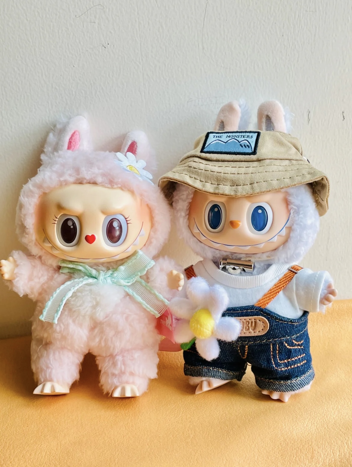 Pop MART THE MONSTERS LABUBU MOKOKO Doll Keychain Moco Monster Rab Sweetheart Series Popland ...