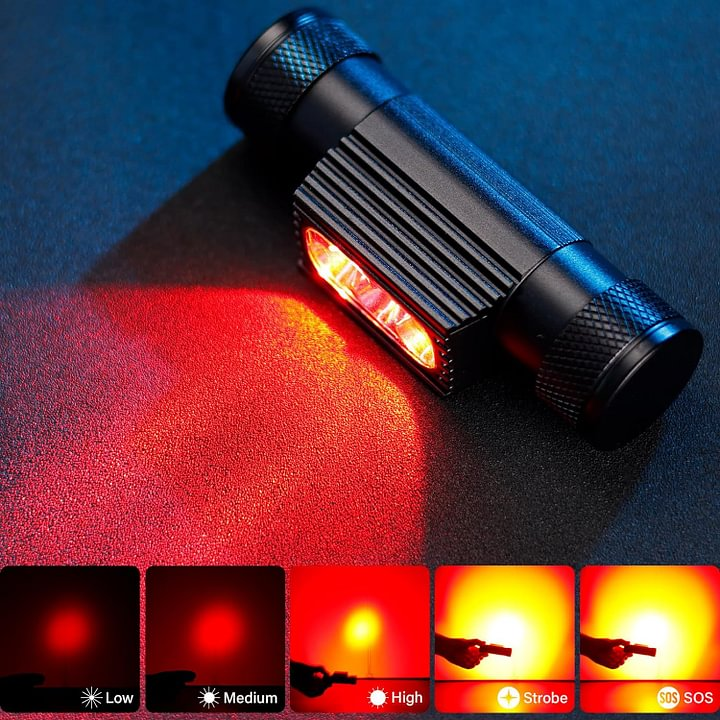 Sofirn H25B(H35B) Headlamp Powerful 2000 lumen 3 White LEDs+ 2 Red LED ...
