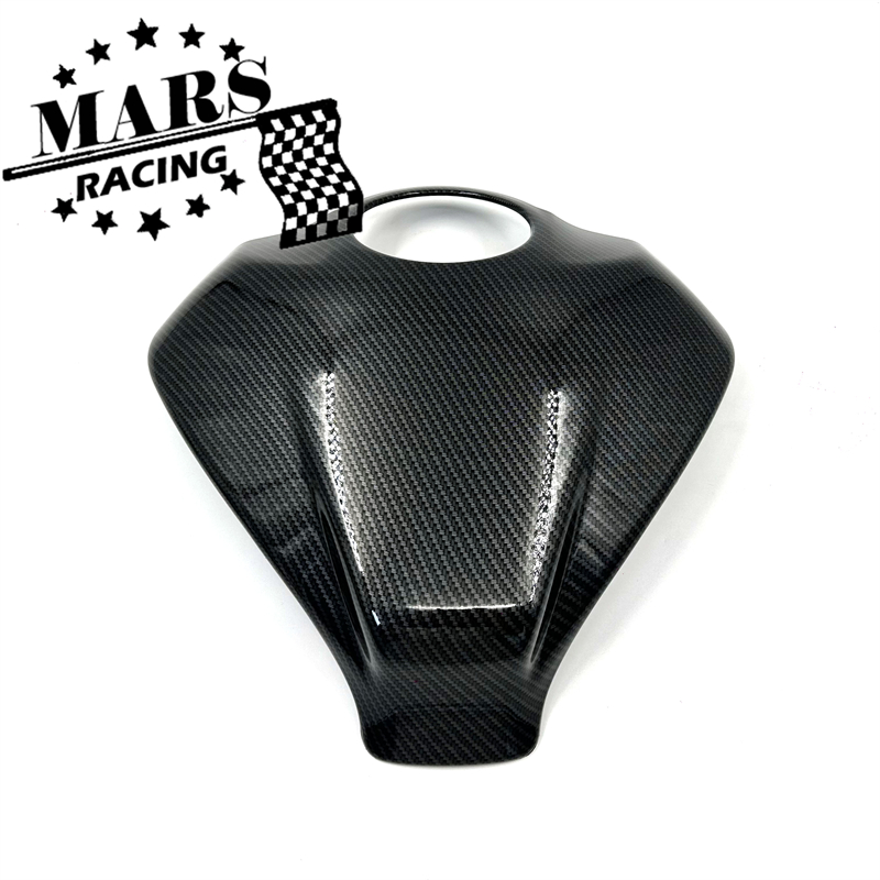 Motorcycle Carbon fiber pattern Tank Pad Sticker Tank Protect Cover ...