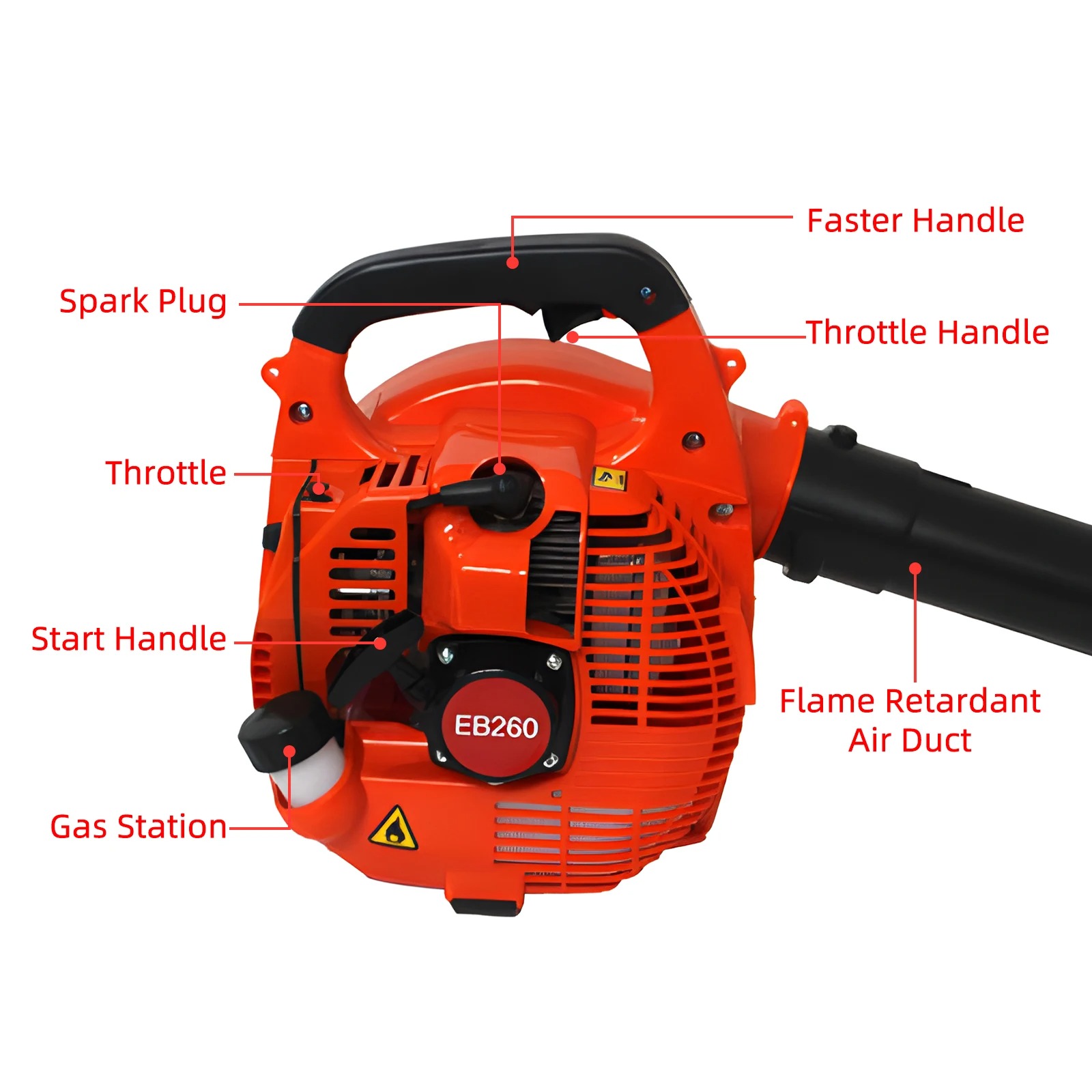 Eb260 Cordless Handheld Leaf Blower 2 Speed Turbo Mode air blower ...