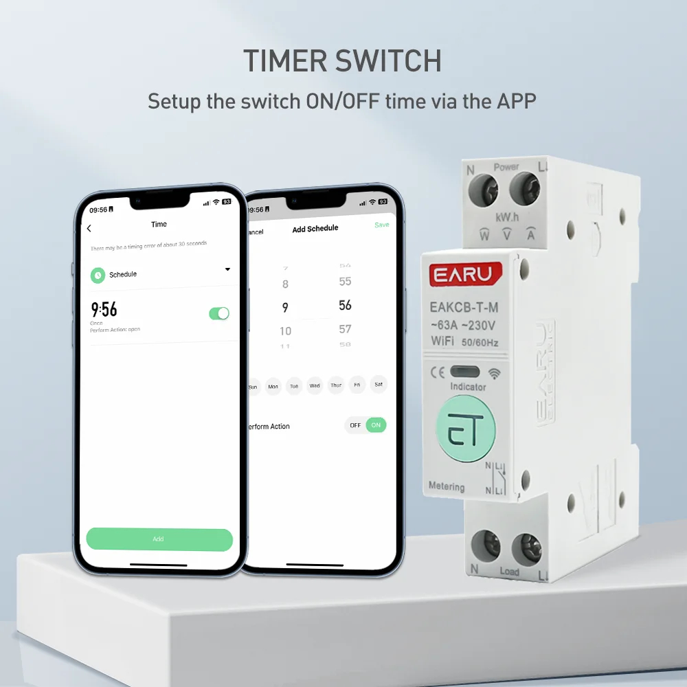 Tuya WiFi Zigbee Smart Circuit Breaker MCB 1P+N 63A Power Energy kWh ... Tuya WiFi Zigbee Smart Circuit Breaker MCB 1P+N 63A Power Energy kWh ...