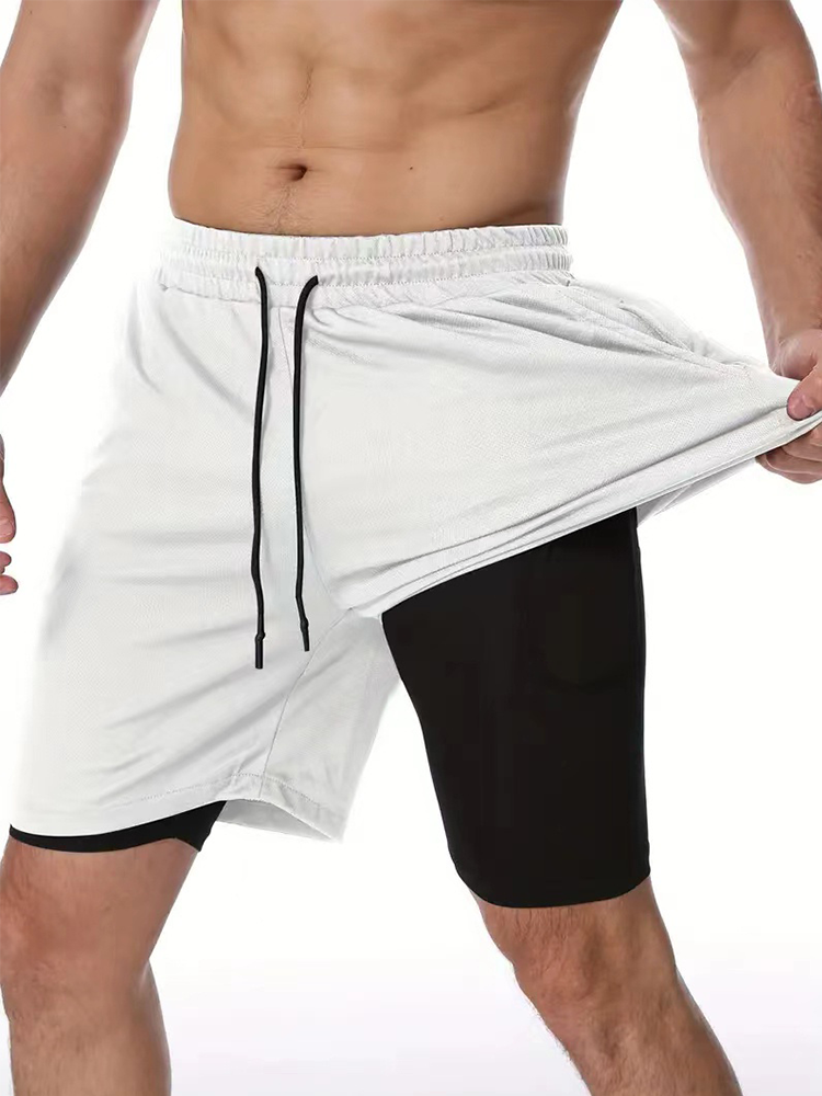 Wick Printing Compression 2-in-1 Performance Shorts For Training ...