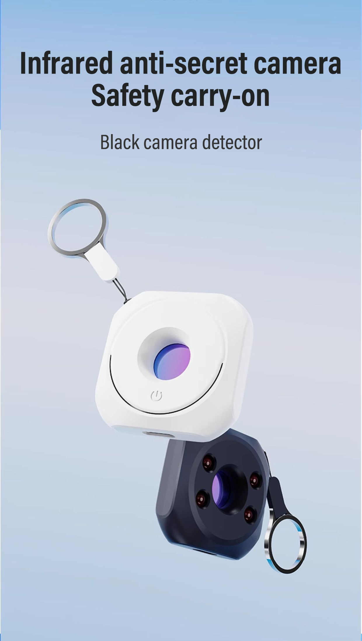 Find spy cameras in 1 second Hidden camera detector Portable Infrared ...
