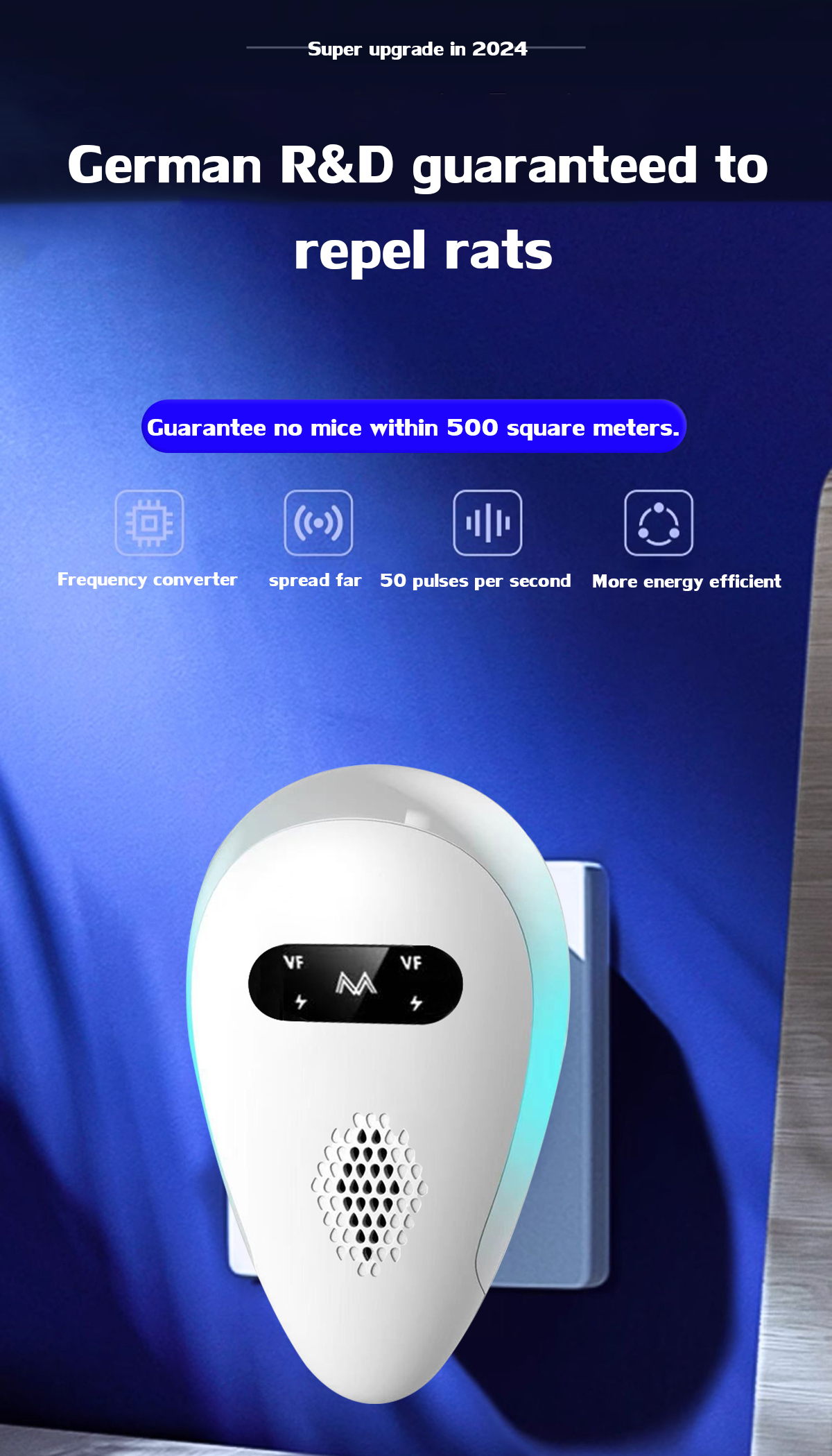 30 Years rat free Mouse Repeller Rat repellent ultrasonic Penghalau ...