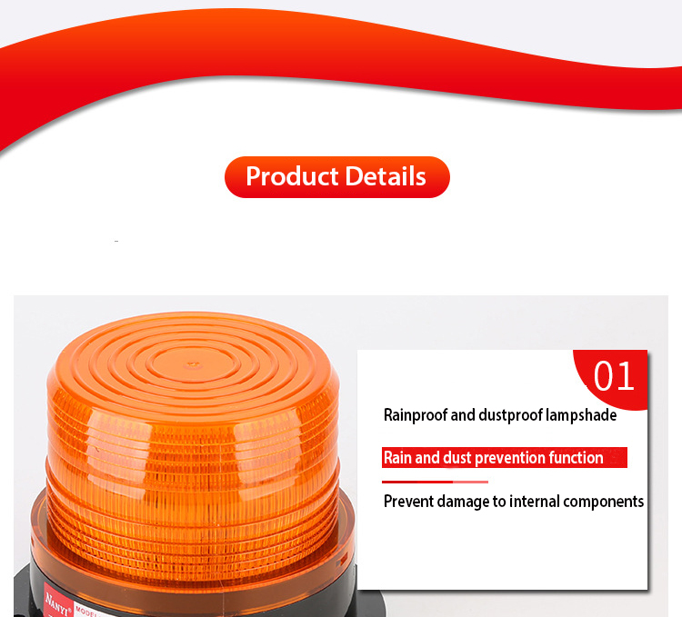 LED Car Truck Police Car Strobe Flashing Emergency Warning Light 12-80V ...