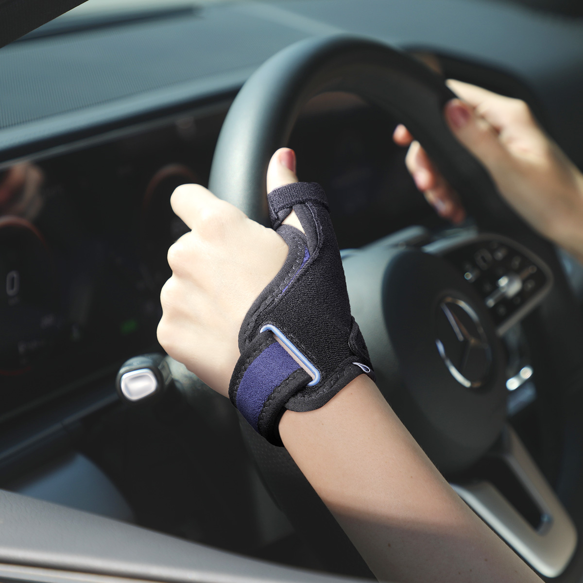 VELPEAU Breathable Spacer Fabric Reversible CMC Joint Thumb Stabilizer ...