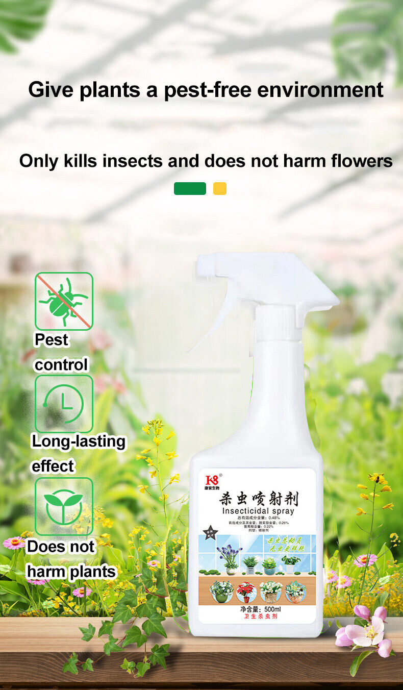 Eliminate 200 pests Pesticides for plants 500ML Insect Repellent ...