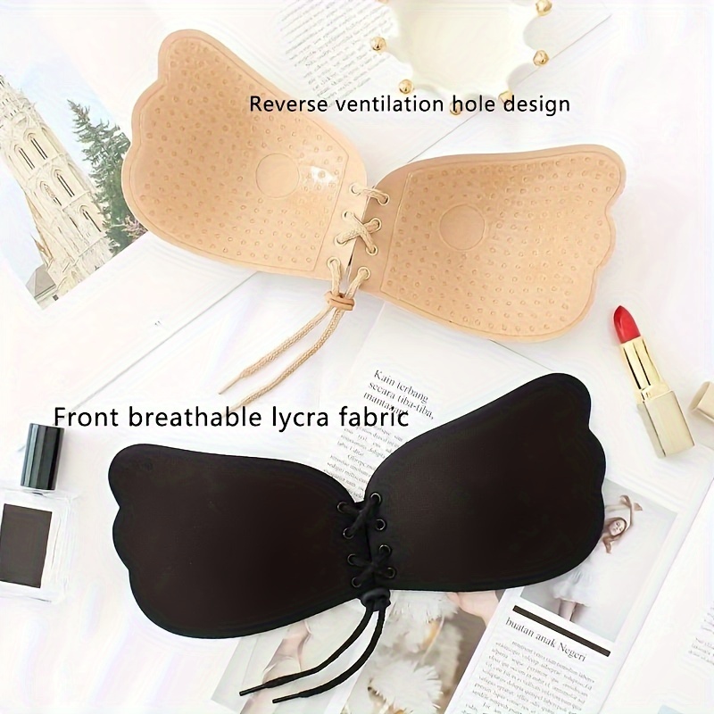 Silicon Invisible Backless Bra Self Adhesive Bra Magic Lift Butterfly ...