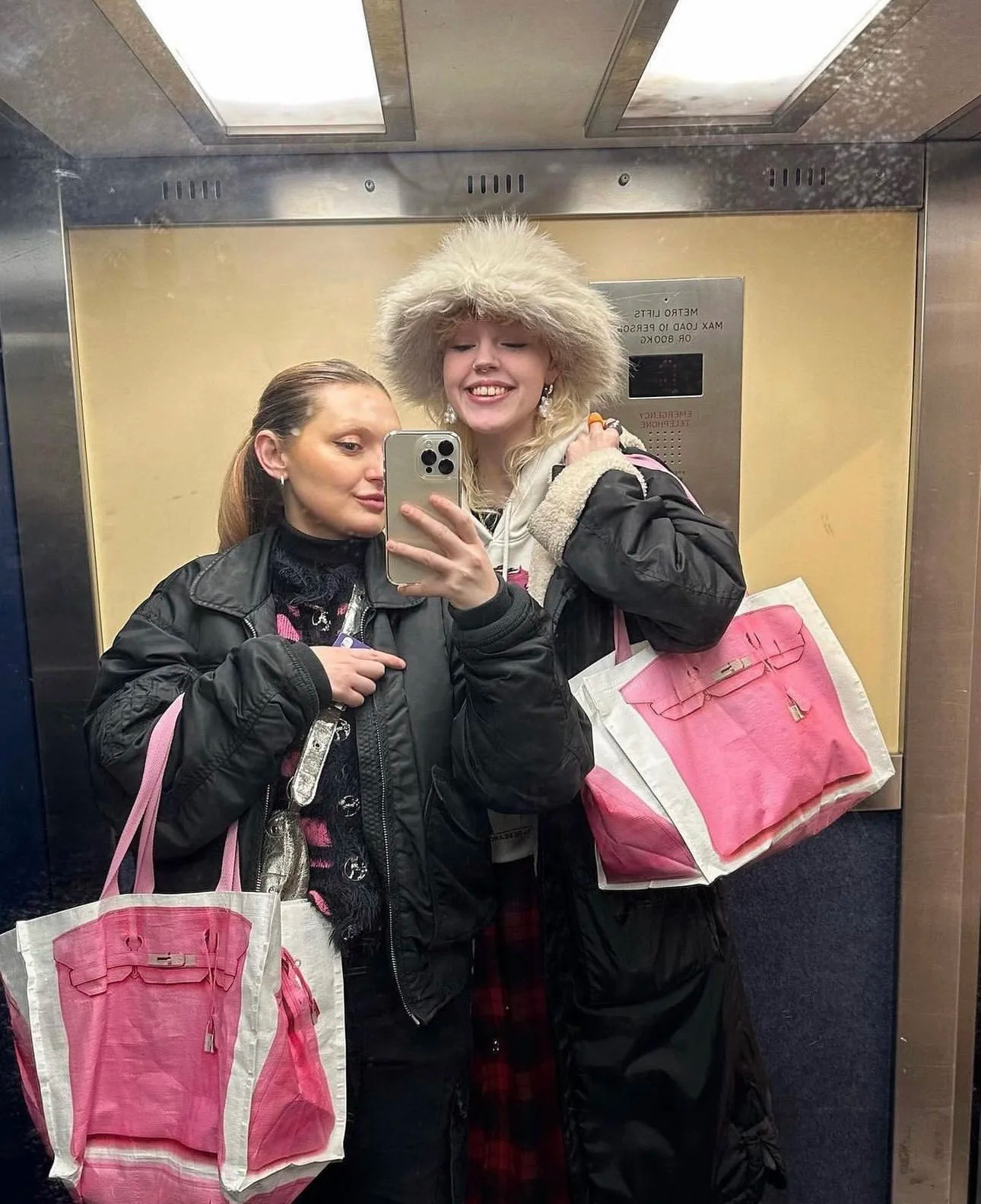 2024 INS Blogger's Parody Creative Grocerybags Platinum Bag remake ...