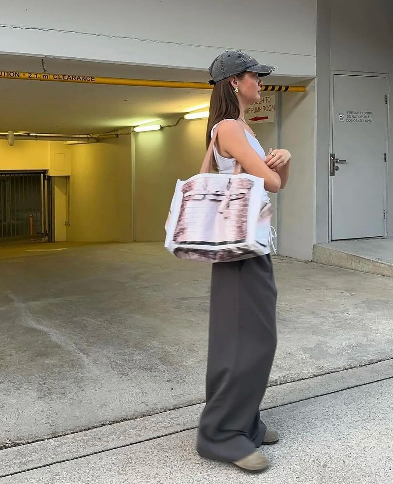 2024 INS Blogger's Parody Creative Grocerybags Platinum Bag remake ...