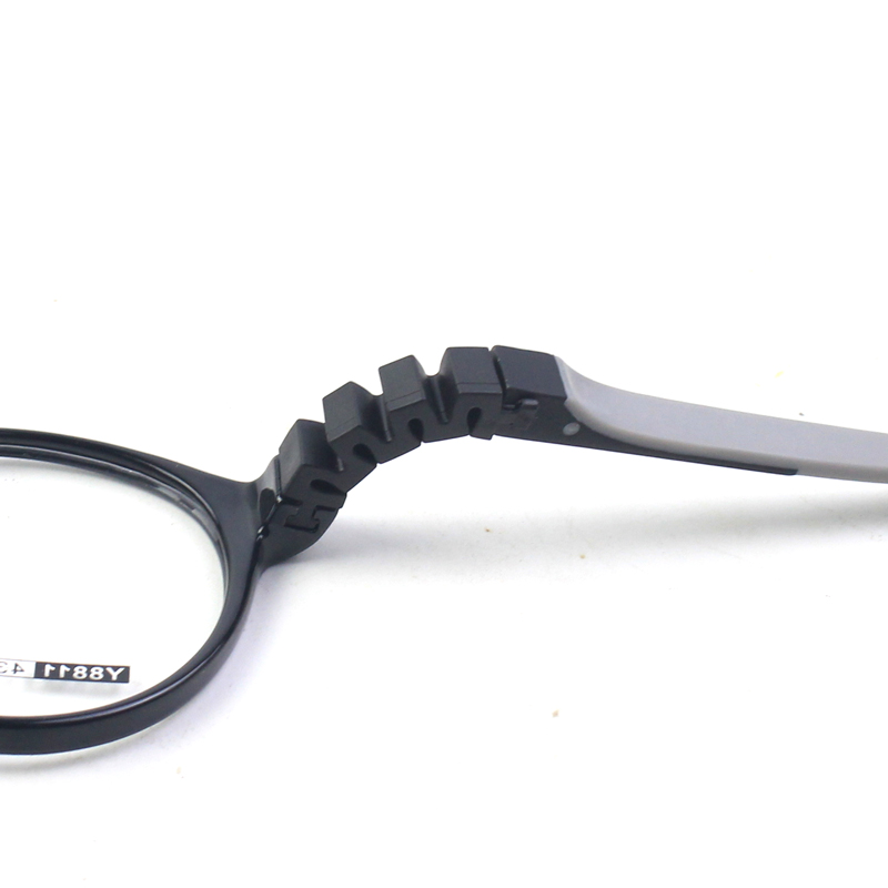 Round Kids Glasses for Prescription TR90 Silicone Flexible Spec Frames ...