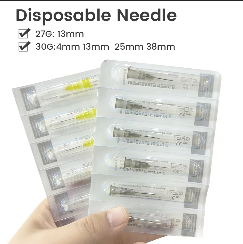 100 Pieces 27G 30G 32G 34G 4mm/13mm/25mm Needle High-end Material ...