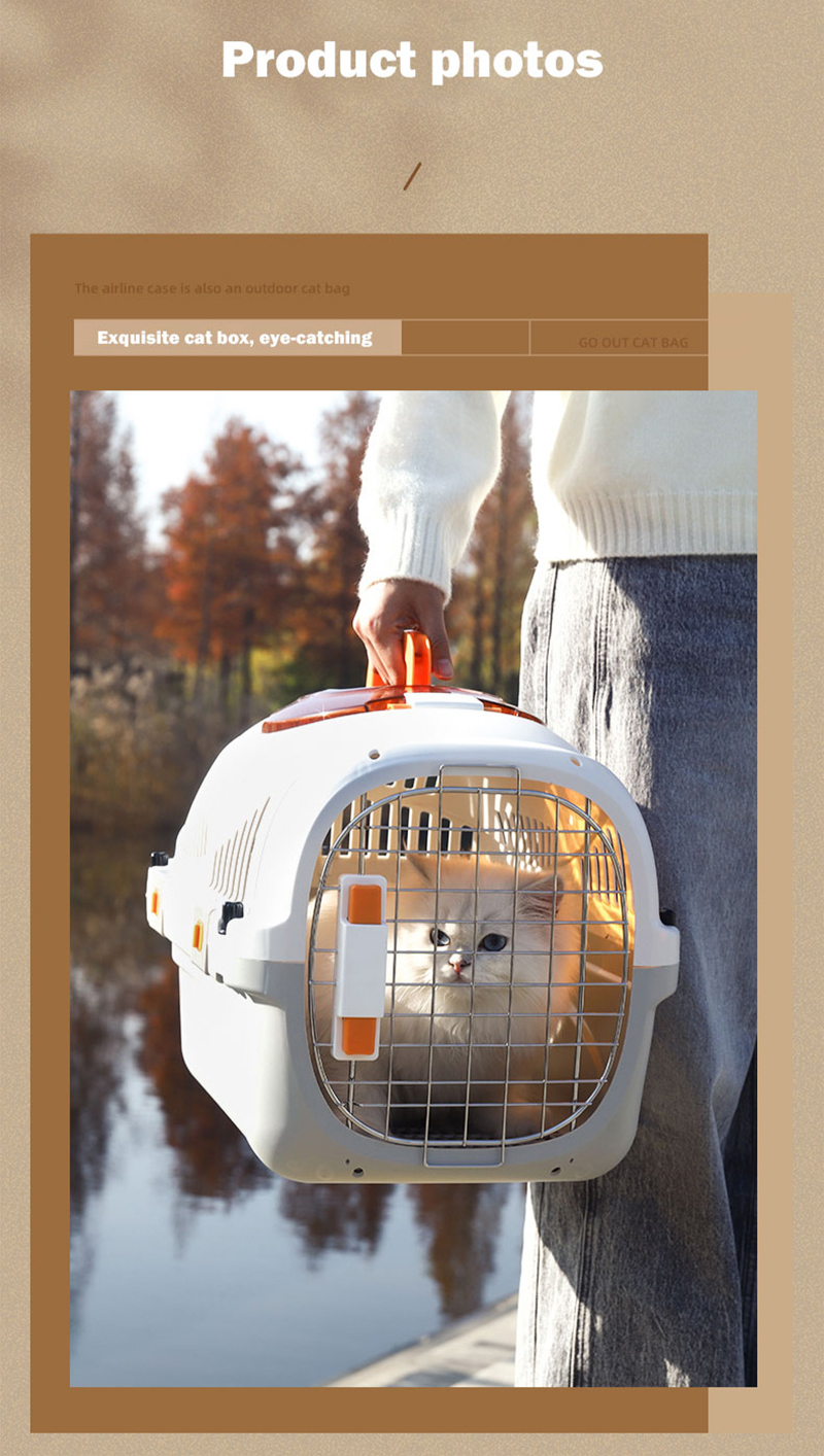 ⭐READY STOCK⭐Pet Dog Cat Carrier Portable Travel Box Cat Airline box ...
