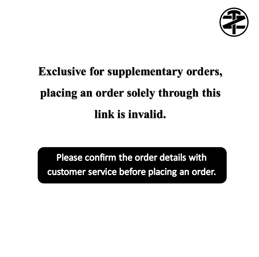 Note: Exclusive for supplementary orders, placing an order solely ...