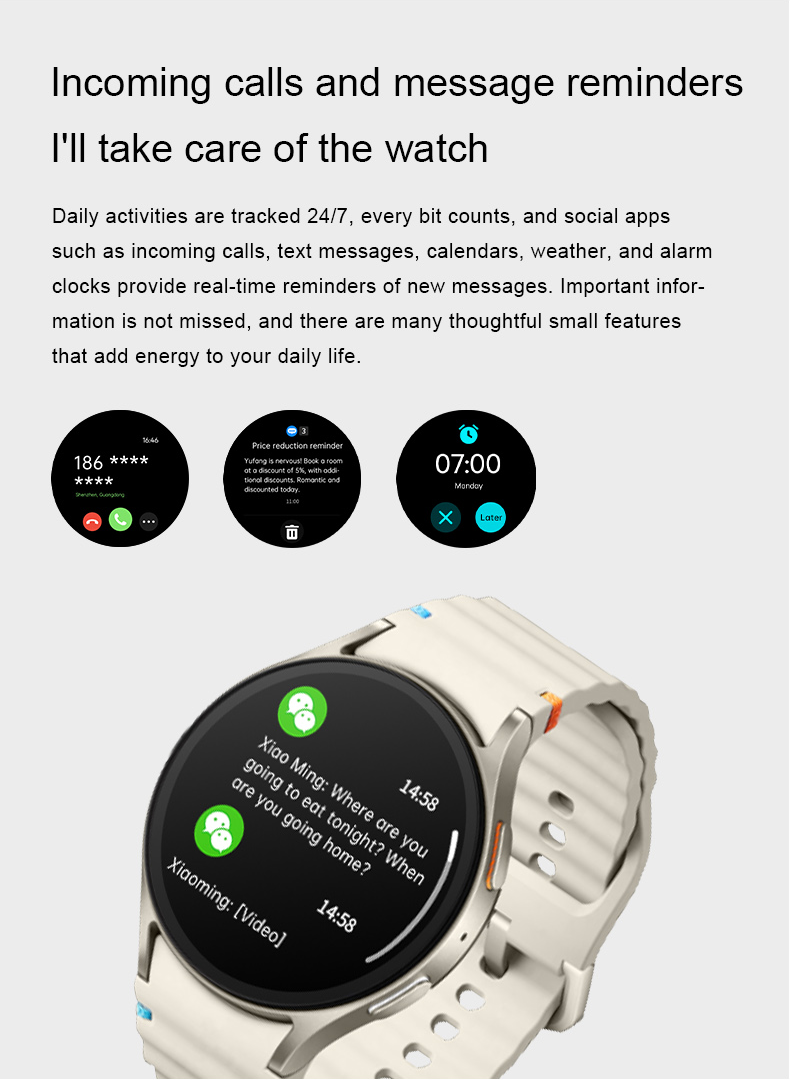 JS Watch7 smartwatch 1.39 round screen Bluetooth call multi sport ...