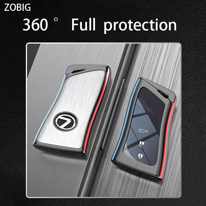 ZOBIG NEW Key Fob Cover for Lexus Car Key Case Shell with Keychain Fit ...