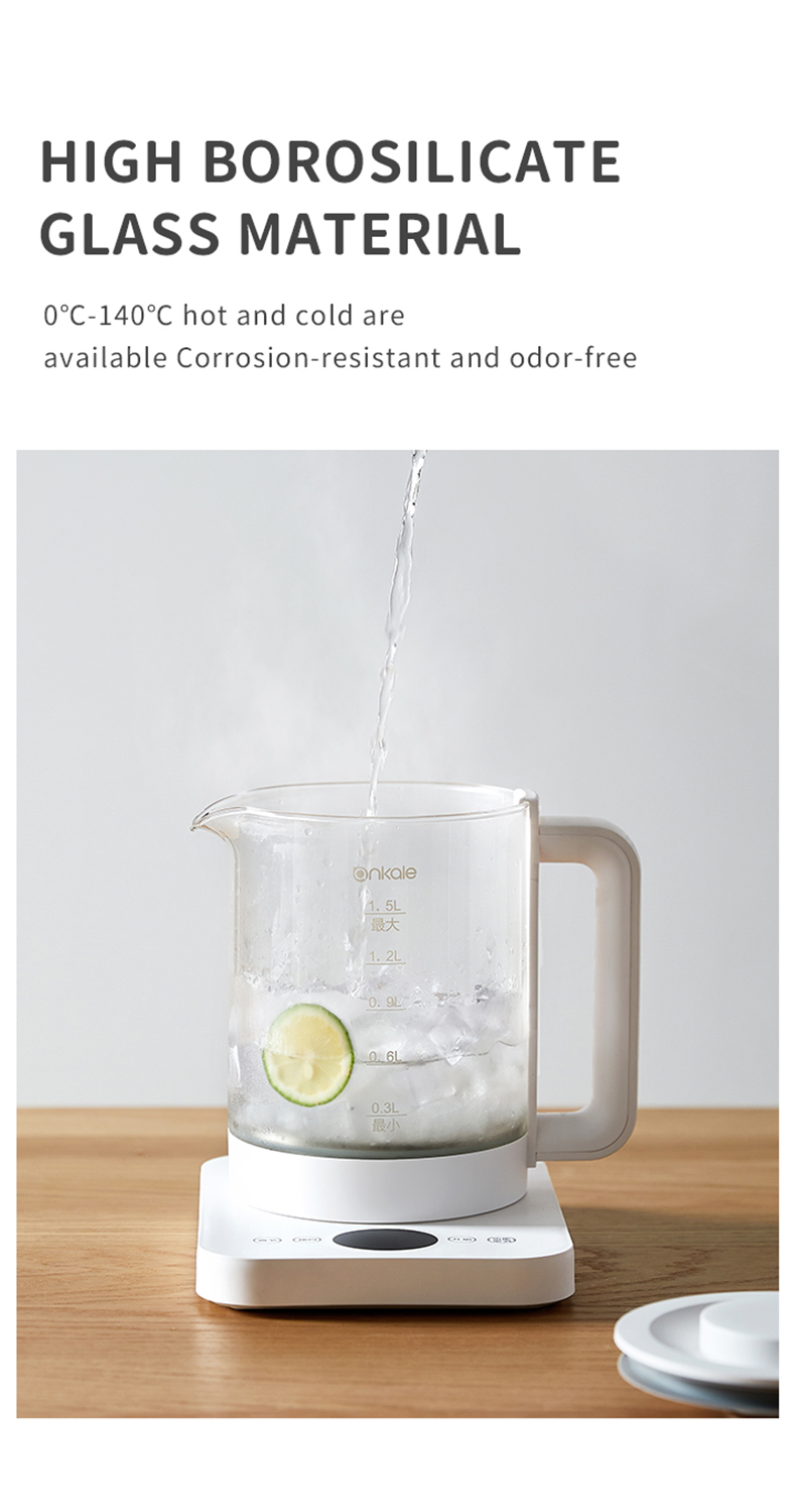 Ankale Household Multifunctional Electric Health Kettle 1.5L Glass Pot ...