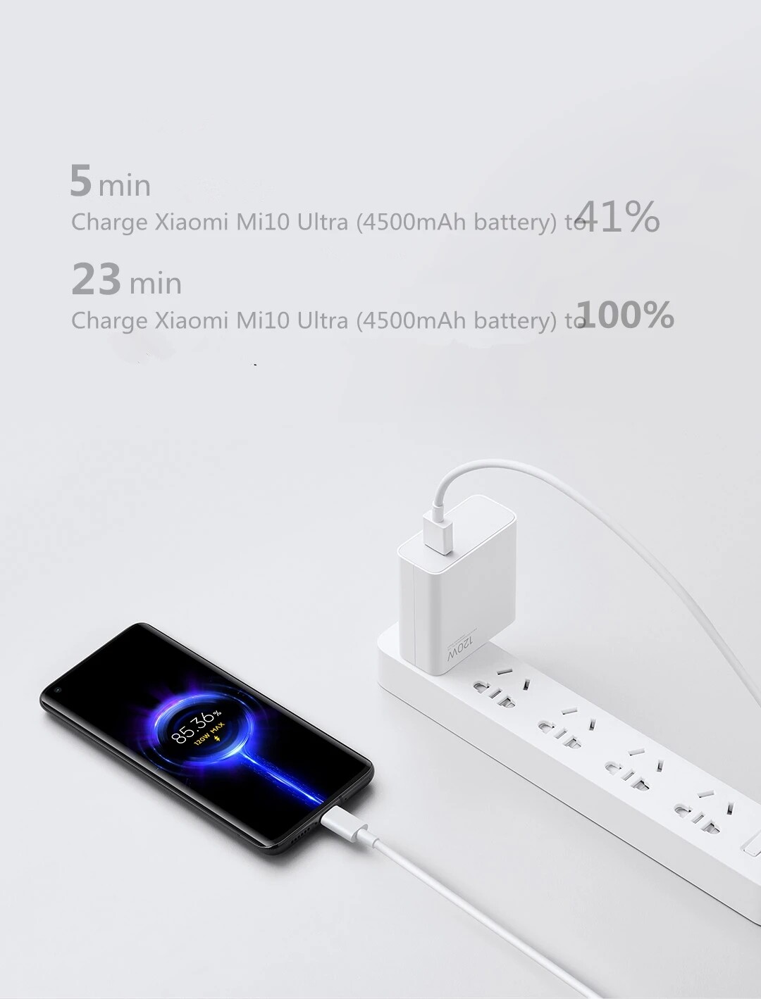(Free)Xiaomi 120W MAX Turbo charger Fast charging Adapter 7A USB to ...