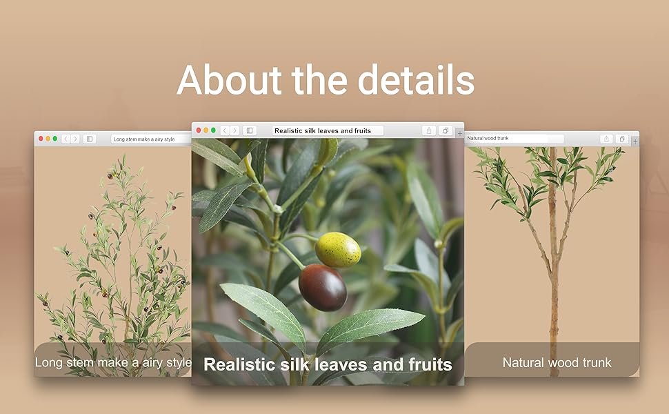 【Ready Stock】Artificial Olive Tree 180cm / 6FT – Pokok Zaitun Tiruan ...