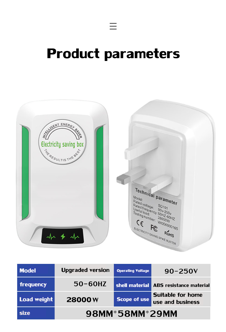 SAVE POWER 80% Electricity saving box 28KW MALAYSIA Plug Electric saver ...