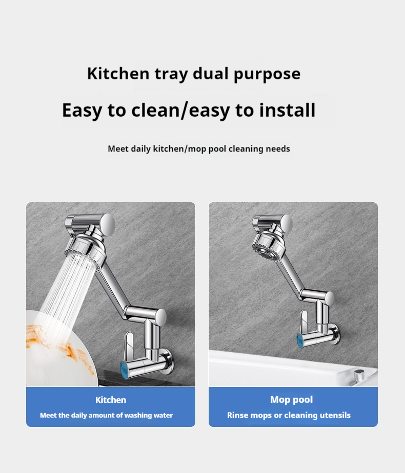 [Ready Stock] 360 Degree Universal Rotating Mechanical Arm In-Wall ...