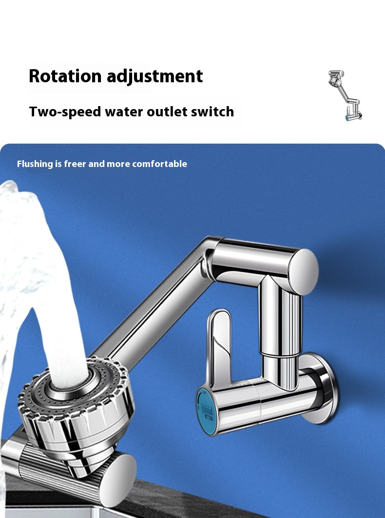 [Ready Stock] 360 Degree Universal Rotating Mechanical Arm In-Wall ...