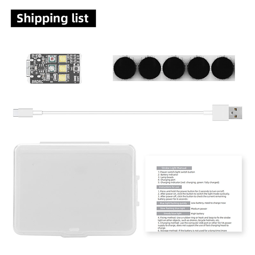 BRDRC LED Warning Light for DJI NEO/Mini 4 Pro/Avata 2/Mavic 3 Pro/Mini ...